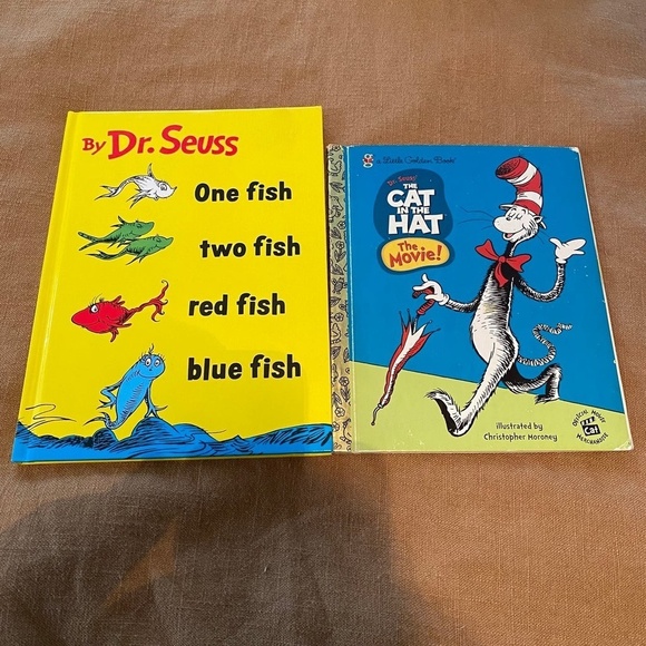 Dr. Seuss | Toys | Dr Seuss Book Bundle Lot One Fish Two Fish Cat In ...